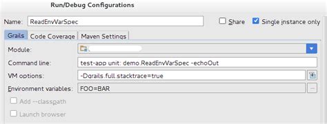 how to set environment variables for test config ides support