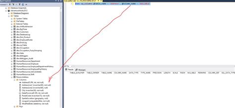 stored procedures sql server sp column not considering