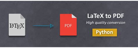 convertir latex en pdf en python tex en ligne en pdf