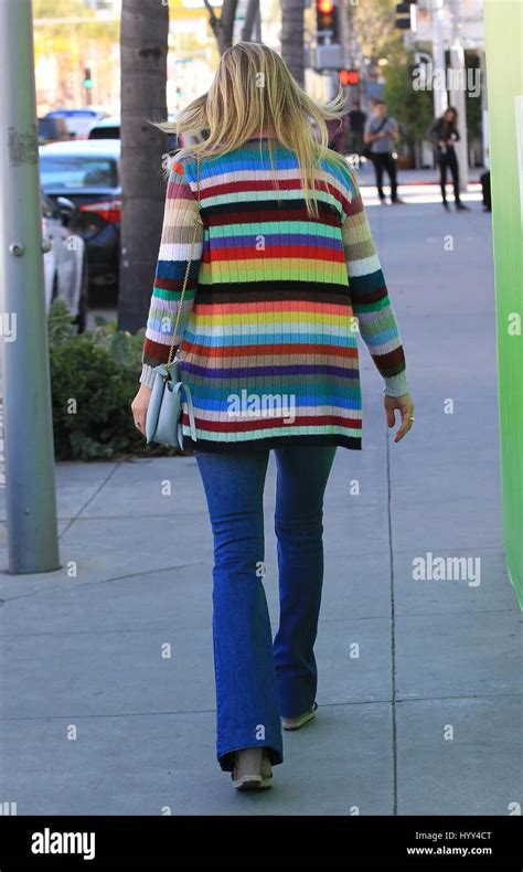 Ali Larter Steps Out In Beverly Hills Wearing Flared Jeans And A