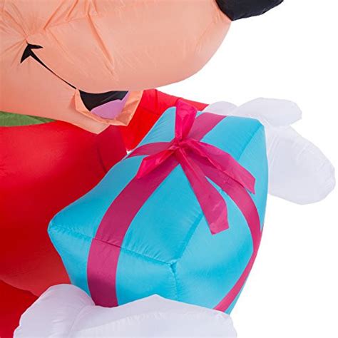 Tis Your Season 5 5 Ft Mickey And Minnie And Minnie Mistletoe Airblown