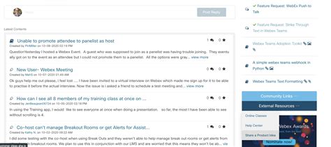 solved webex teams feature request collapsible threads cisco community