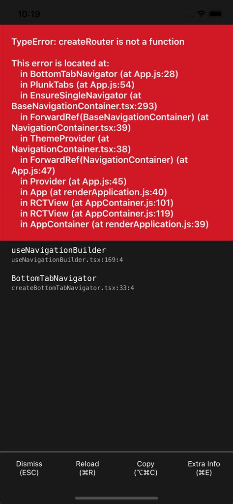 javascript react navigation bottomtabnavigator