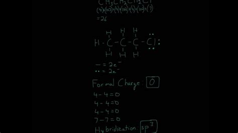 1 Chloropropane Lewis Structure