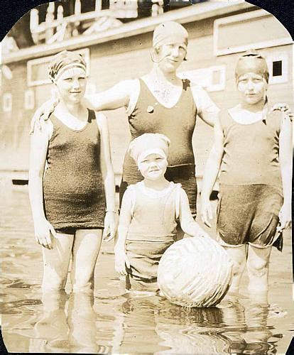 Mother And Daughters In Swim Suits History Grand Rapids