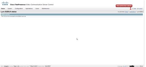 solved vcs integration lync with b2bua cisco community