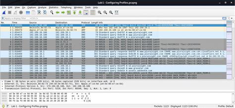 analyzing arp in wireshark