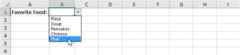 how to create drop down list in excel