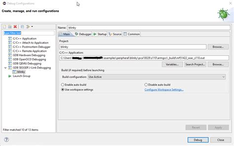 eclipse and gcc jlink debug nordic qanda nordic devzone nordic