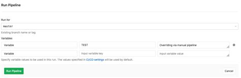 readme · variables · ci · help · gitlab