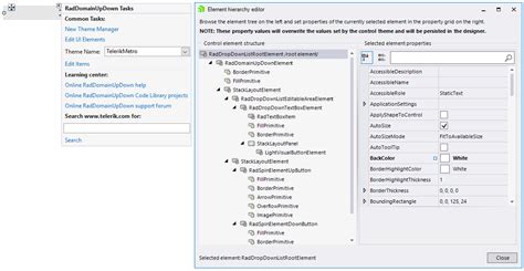 desing time winforms domainupdown control telerik ui for winforms