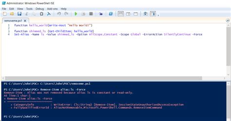 using and abusing aliases with powershell