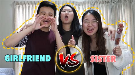 Who Knows Me Better Girlfriend Vs Sister Lesbian Couple Vlog 🐣