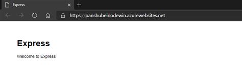 node js node js deployment to azure web app service