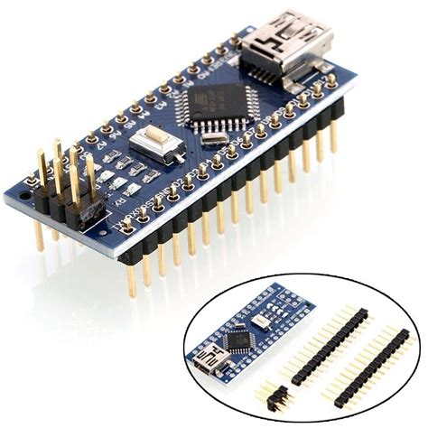 For Arduino Nano V3 0 Board Ch340 Atmega328p 5v 16m Micro Controller