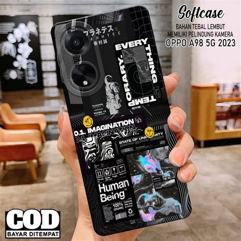 Jual Trans Case Casing Hp Oppo A98 5g 2023 Terbaru Softcase Silikon