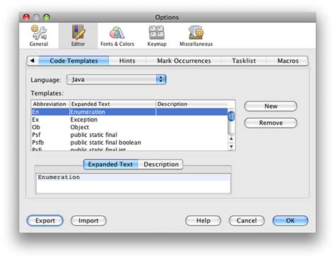 java how to insert main method netbeans in mac pc shortcut stack