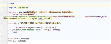 query failing with no error message mysqli mysql help php freaks