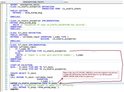 techsap oo abap exception classes [all about using cx static check]