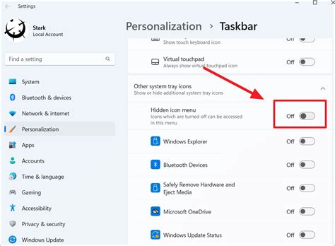 How To Hide System Tray Overflow Menu From Taskbar On Windows 11 Porn