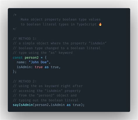 how to make object properties boolean type values to boolean literal