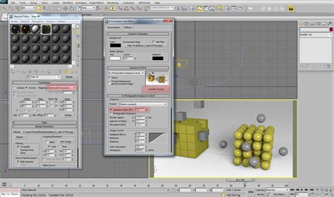 explaining reflections and using array function in 3ds max