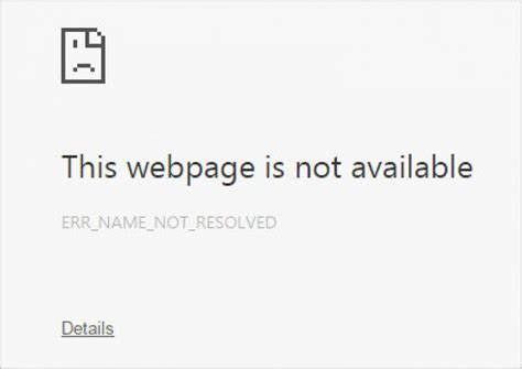 err name not resolved error 5 fixing solutions