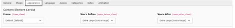 typo3 11 how to enable layout field for plugins when editing the