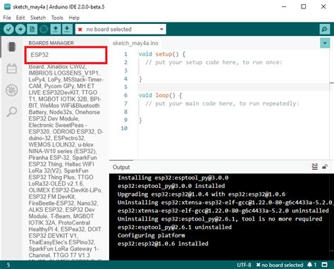 installing esp32 board in arduino ide 2 0 windows mac os x linux