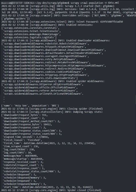 how to get scrapy output file in xml file geeksforgeeks