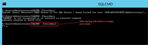 recover a lost sa password