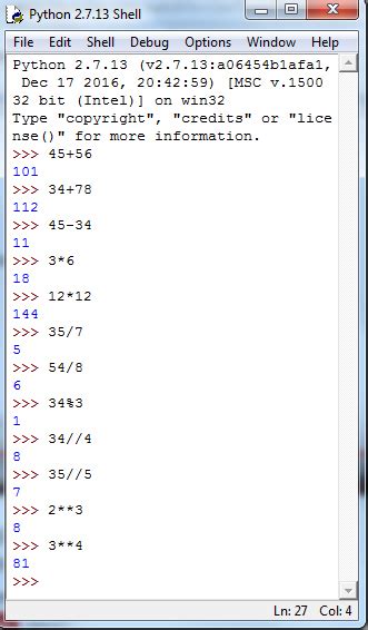 operator in python programming language code for java c