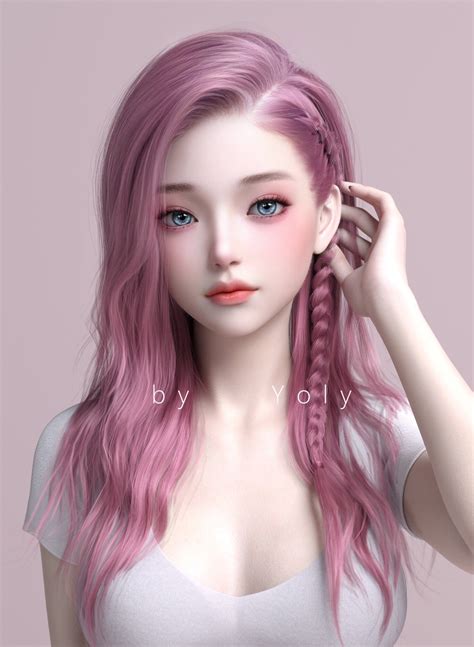 Artstation Yoly 莜莉 066 Cool Anime Girl Anime Art Girl 3d Fantasy
