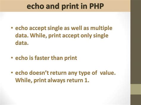 echo and print in php guptatreepoint