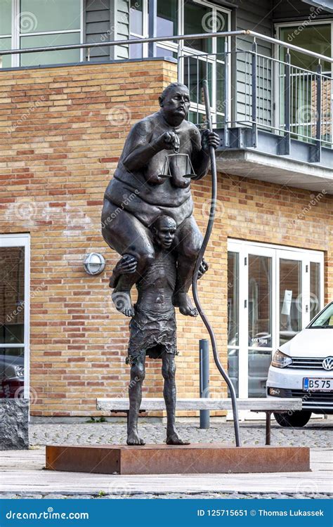 Ringkobing Denmark August 15 2018 Survival Of The Fattest Is A