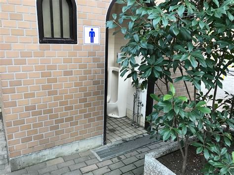 外からチンコが丸見えになってしまう公衆トイレは合法的に露出できるスポット 東京変態ガイド