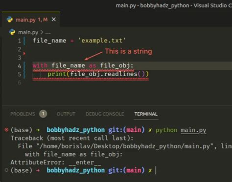attributeerror enter exception in python [solved] bobbyhadz