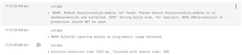 vue js nfig js where build modules build only in