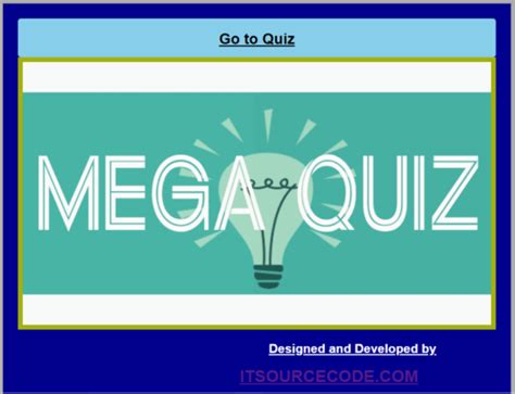 Django Quiz App With Source Code