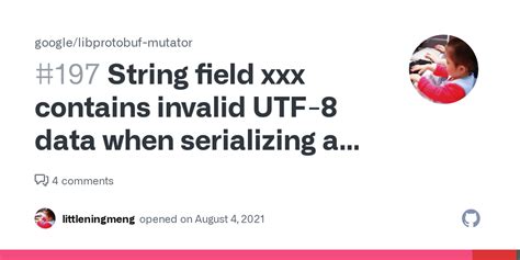 string field xxx contains invalid utf 8 data when serializing a