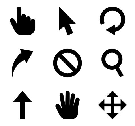 cursor icon vector 393636 free icons library