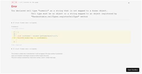 advanced handsontable react implementation using hotcolumn codesandbox