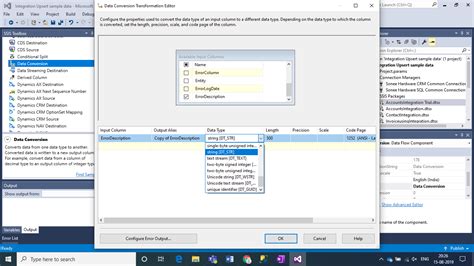 how to capture error description and error log date in