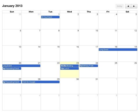 jquery calendar plugins jquery script