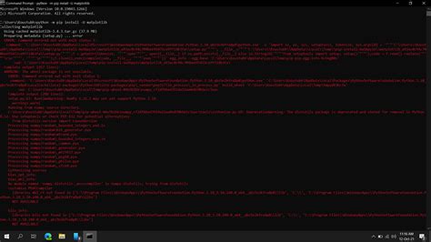 [solution] matplotlib installation error [python 3 10] numpy