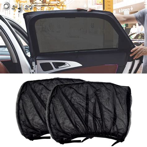 Ceyes 2pcs Car Styling Accessories Sun Shade Auto Uv Protect Curtain
