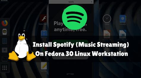 how to install spotify music streaming on fedora 30 linux workstation