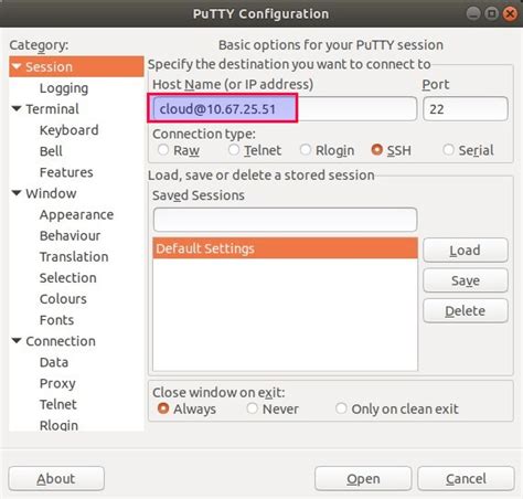how to install and use putty on ubuntu linux