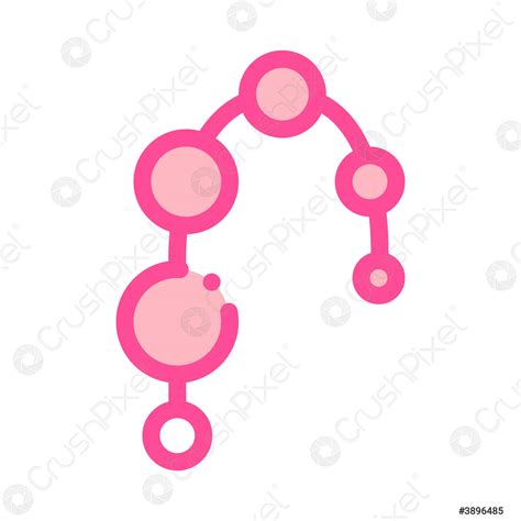 Anal Masturbation Icon Vector Outline Illustration Stock Vector