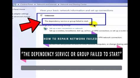 The Dependency Service Or Group Failed To Start Windows 10 Youtube